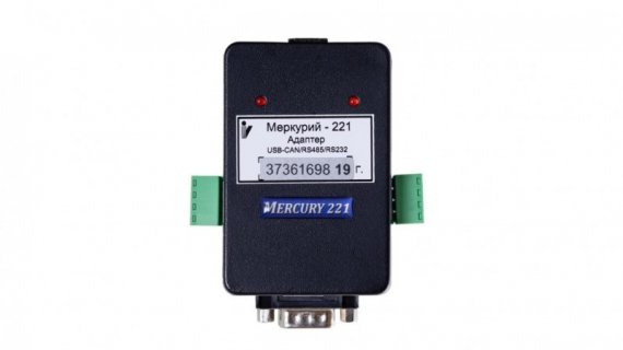 Меркурий Адаптер для преобразования сигналов интерфейса USB в CAN/RS ...